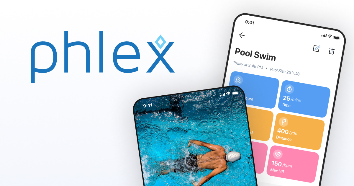 Phlex Swim Tracking - Swim Smarter, Not Harder